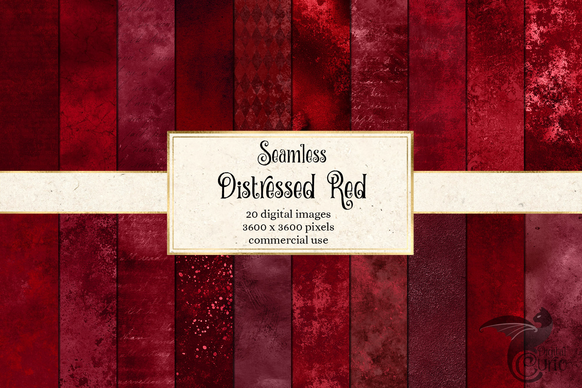 Red Distressed Textures, Grunge Digital Paper (seamless JPG) - Etsy