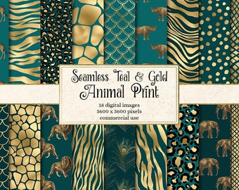 Zebra and Teal - Etsy