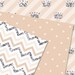 Peach and Silver Glitter Digital Paper, Seamless Royal Baby Shower ...