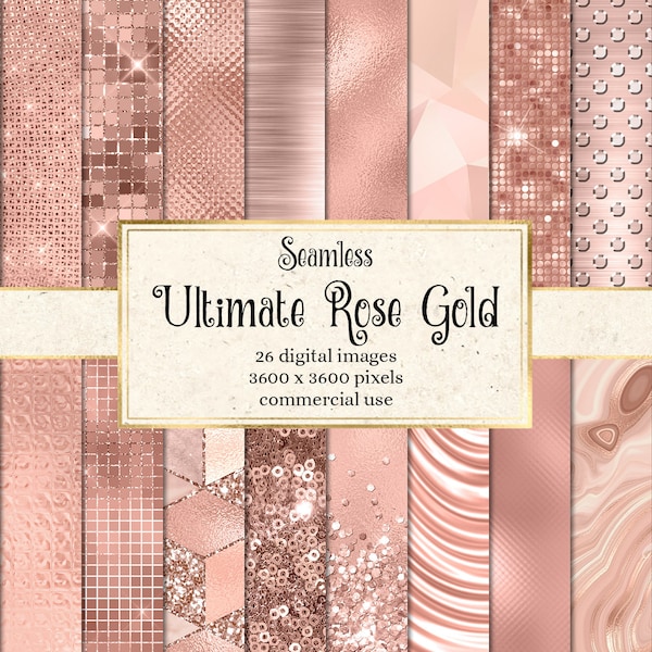 Rose Gold Sequin - Etsy