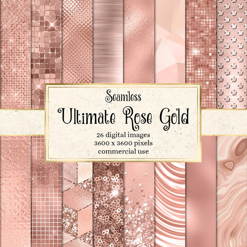 Rose Gold Textures - Etsy