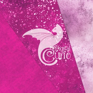 Seamless Distressed Hot Pink Textures, Digital Paper Textures, Grunge ...