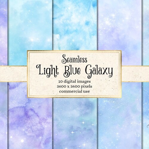 Galaxy Border Overlays Digital Instant Download Watercolor - Etsy