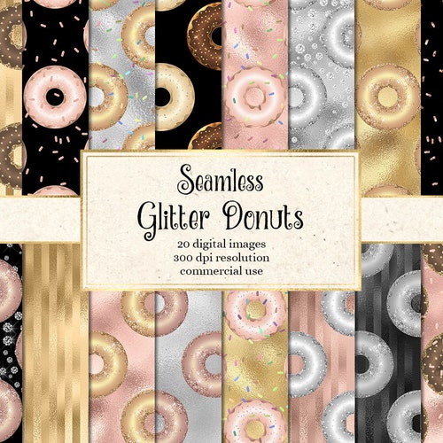 Rose Gold Bling Digital Paper Glitter and Foil Backgrounds | Etsy