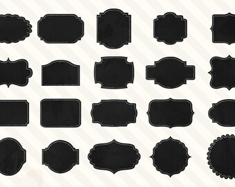 Chalkboard Tags - Etsy