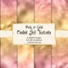 Pink and Gold Ombre Foil Digital Paper, Shimmer Backgrounds Scrapbook ...