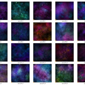 Space Backgrounds Digital Paper - Galaxy Textures With Starry Night ...