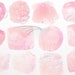 Pink and Silver Paint Elements - Watercolor Clip Art in PNG Format ...