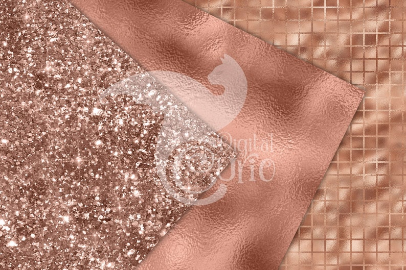 Luxury Rose Gold Digital Paper 2 Seamless Rose Gold Textures - Etsy
