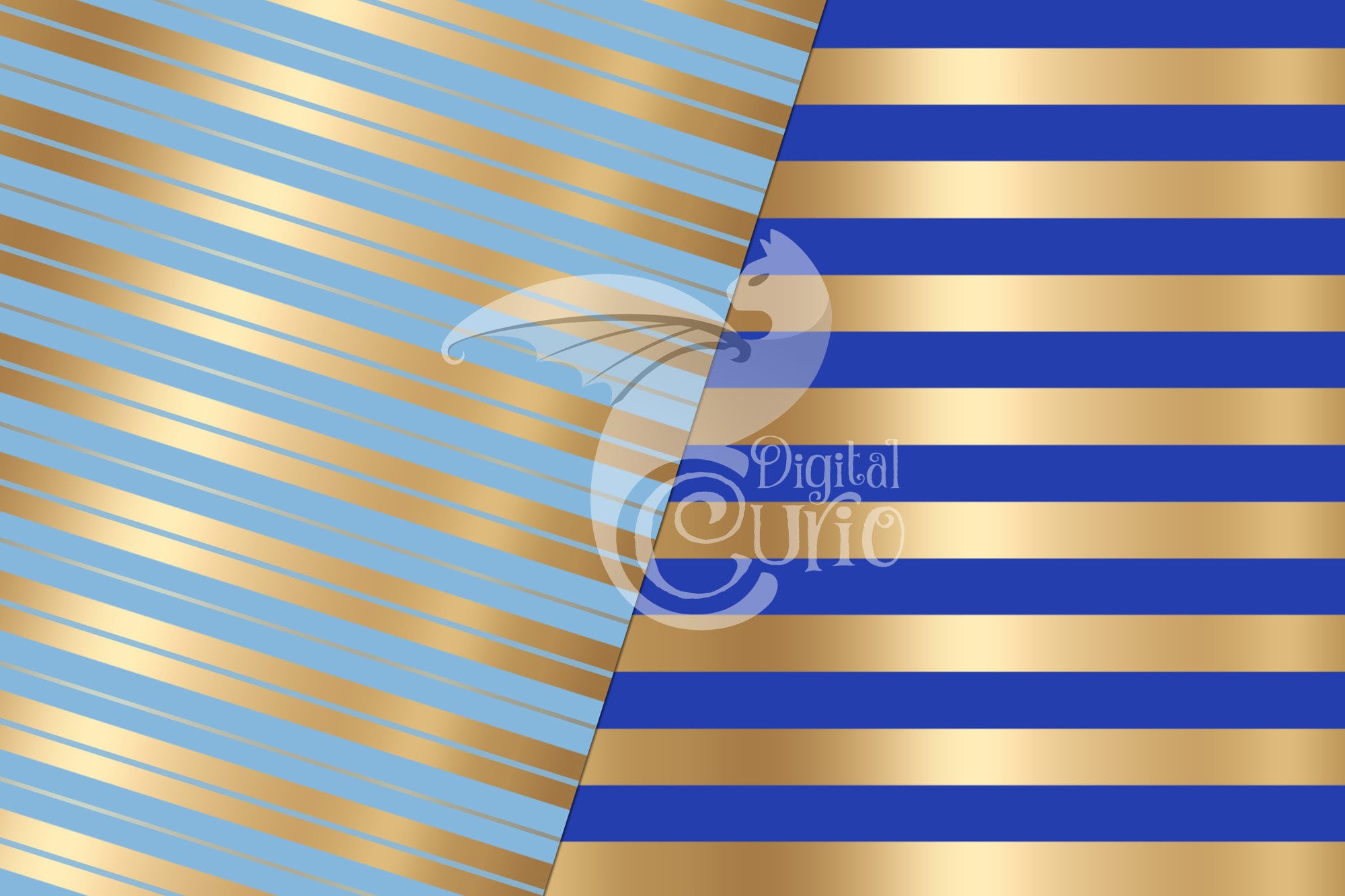 Visual Arts Collage seamless navy and royal luxury glam pattern ...