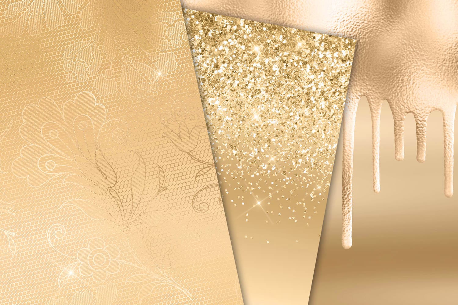 Gold Bling Digital Paper Glitter and Foil Backgrounds With | Etsy