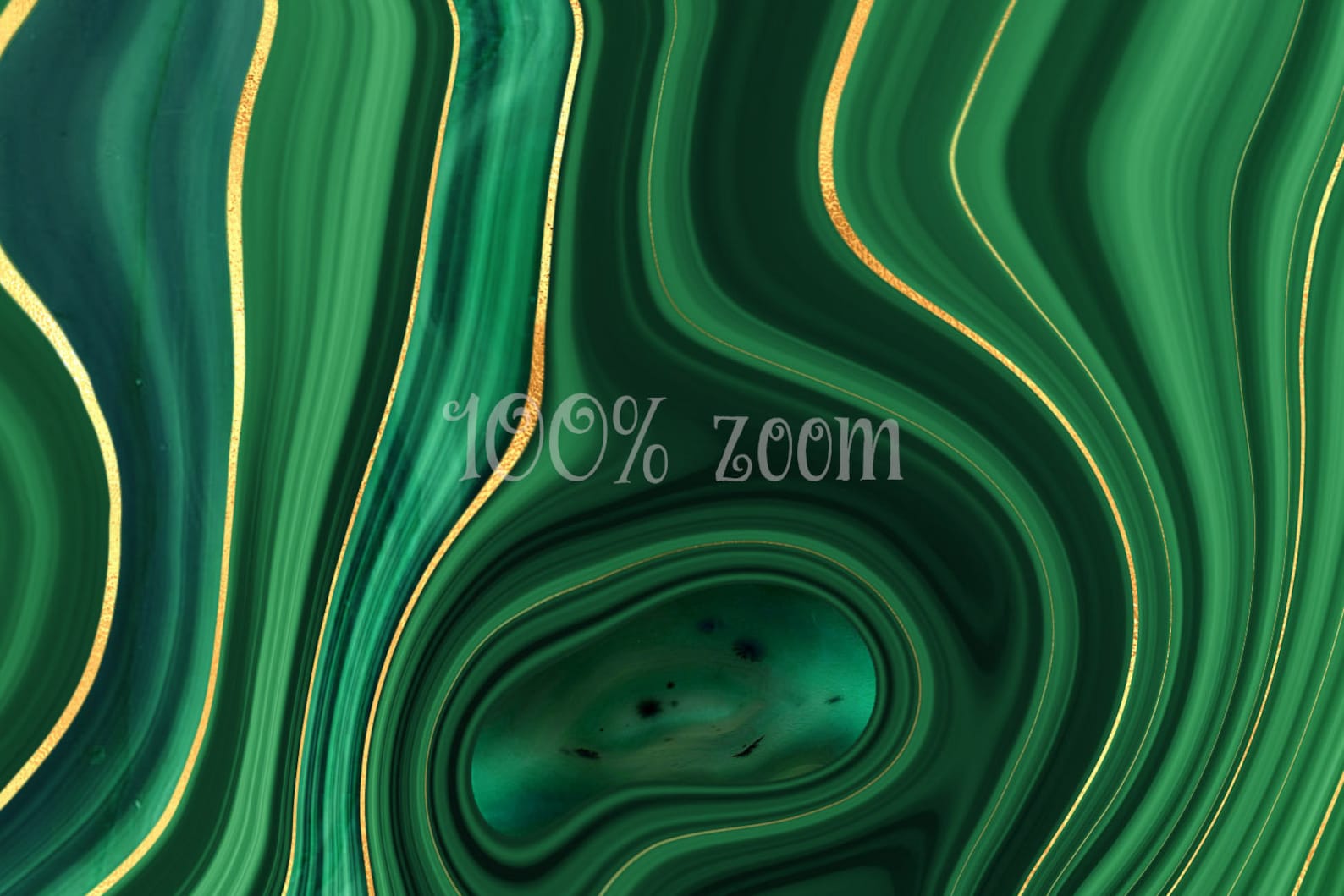 Strata Malachite Digital Paper and Border Overlays With Gold | Etsy