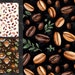 Watercolor Coffee Digital Paper Seamless Coffee Bean - Etsy
