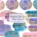Watercolor Gold Glitter Paint Elements Clipart, Brush Strokes With Gold ...