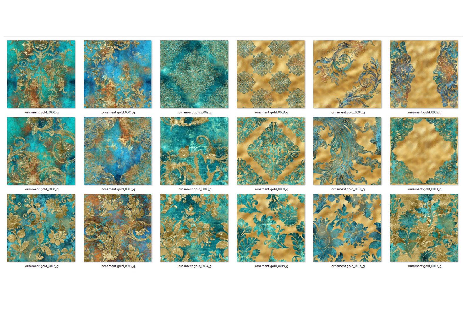 Patina Gold Digital Paper Gold Foil Patina Texture - Etsy