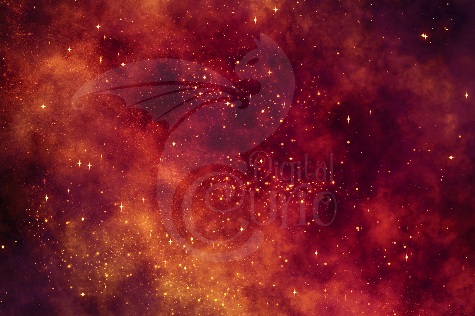 Red Galaxy Backgrounds Digital Paper Outer Space Textures - Etsy