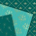 Turquoise and Gold Princess Digital Paper, Seamless Teal Aqua Princess ...