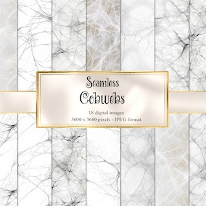 Cobweb Digital Paper, Printable Scrapbook Paper Halloween Instant ...