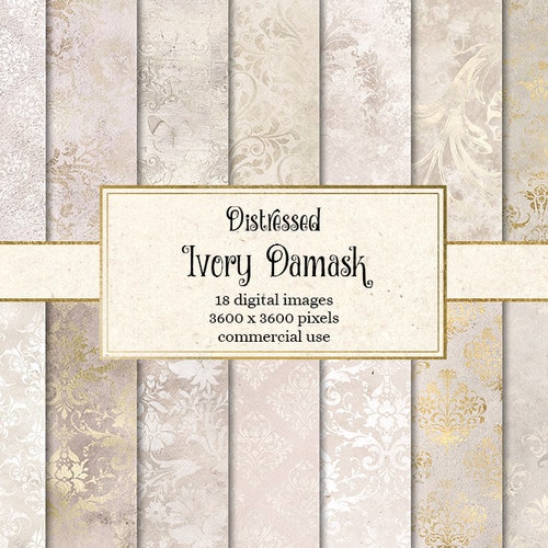 Ivory Digital Paper: ivory and Tan Textures - Etsy