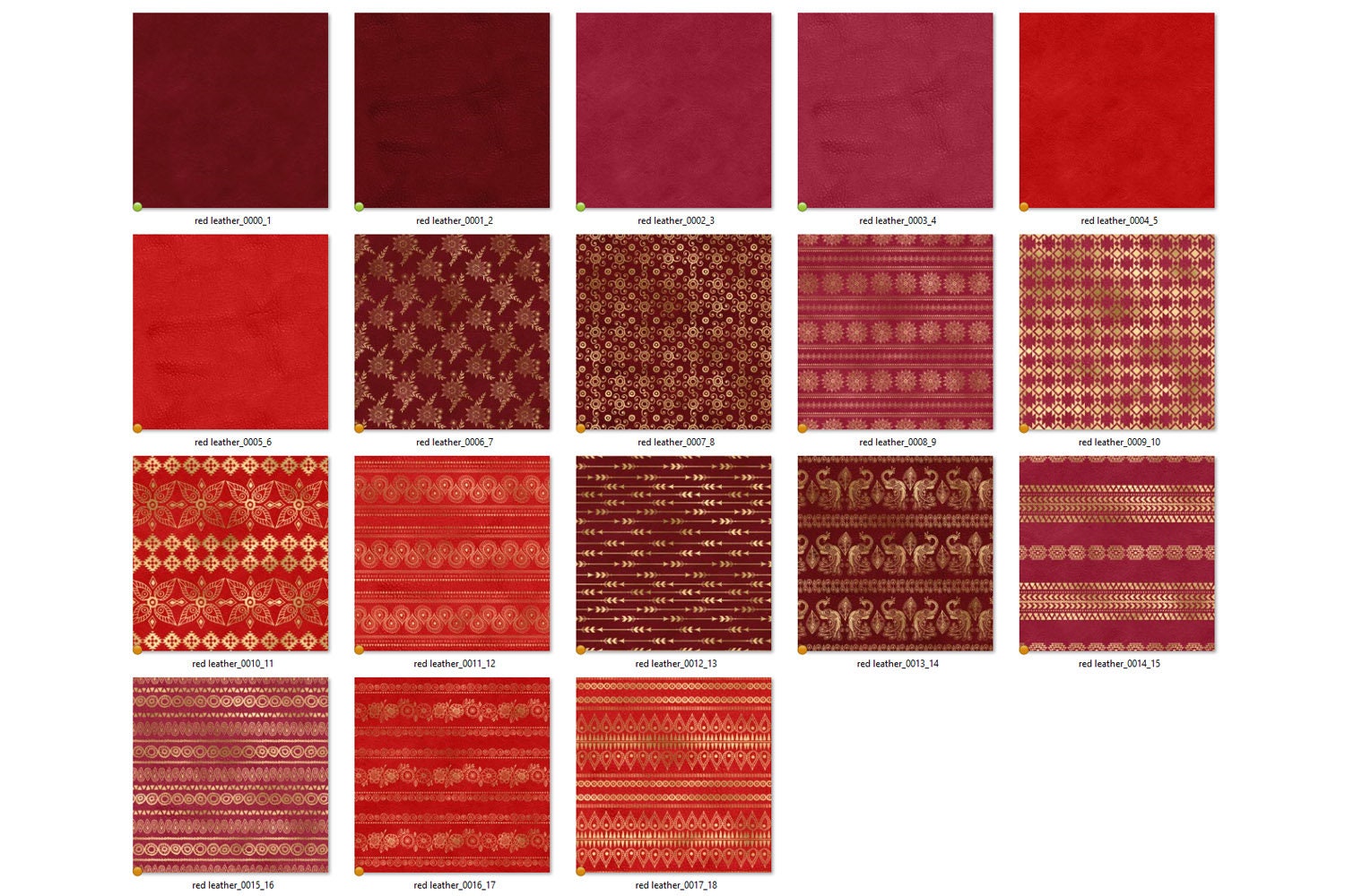 Bohemian Red Leather Digital Paper Seamless Leather Textures - Etsy
