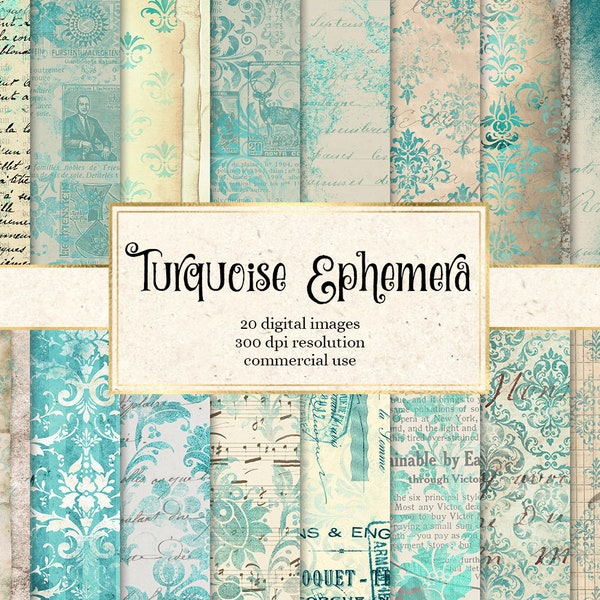 Turquoise Printable - Etsy