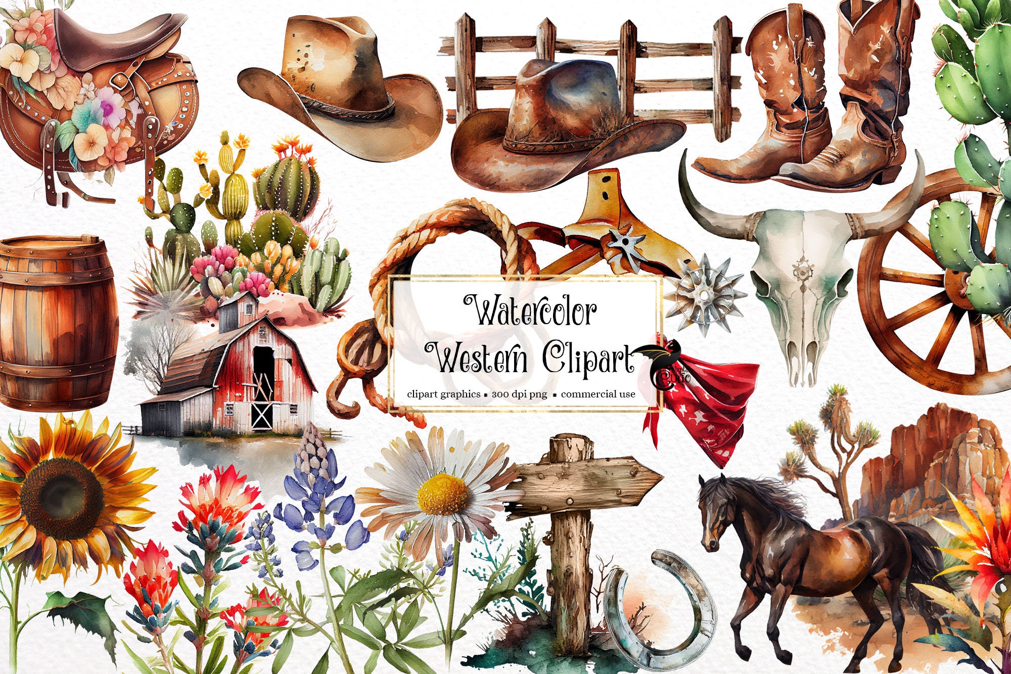 Western Cowboys Clipart