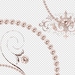 Rose Gold Diamond Frames Clipart, Antique Wedding Frames (PNG, Digital ...