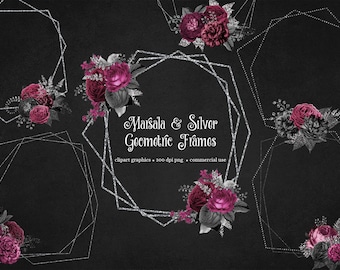 Silver Glitter Frame | Etsy