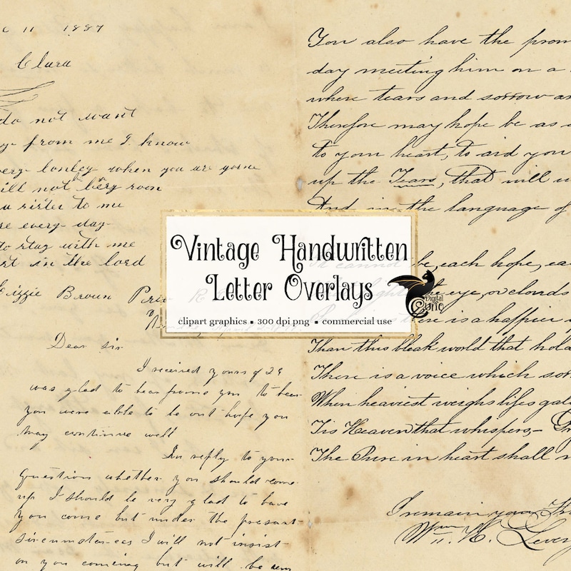Antique Handwritten Letter - Etsy