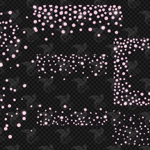 Pink Diamond Confetti Overlays, Digital Diamond Clip Art Png Rhinestone ...