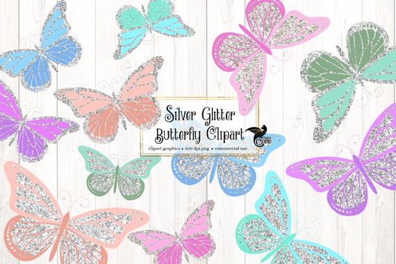 Butterfly Glitter Graphics