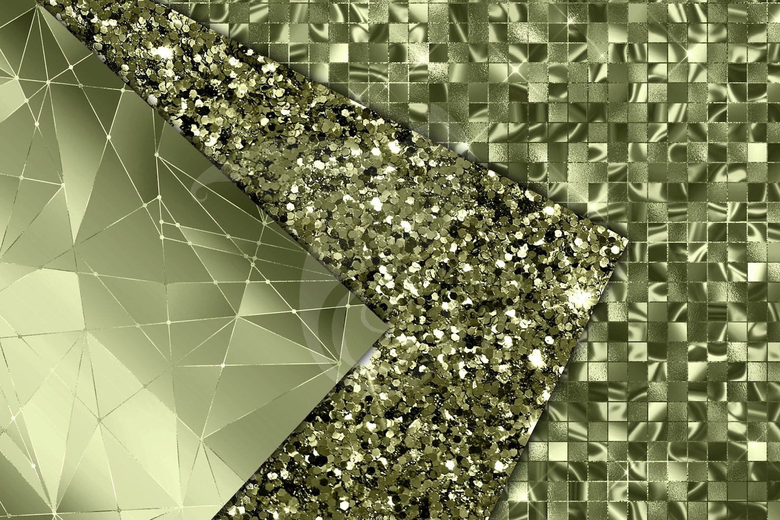 Luxury Olive Digital Paper Seamless Metallic Green Textures - Etsy