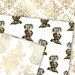 White and Gold Princess Digital Paper, Seamless Patterns (digital ...