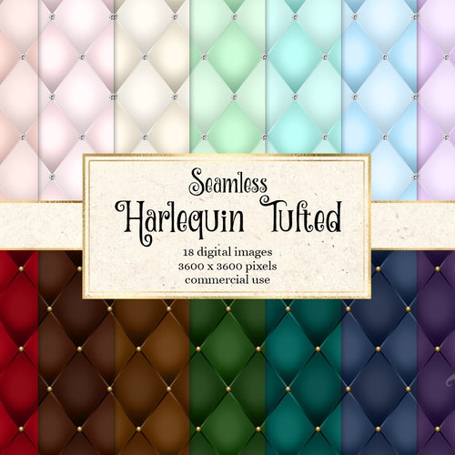 Elegant Tufted Digital Paper Seamless Luxury Quilted - Etsy