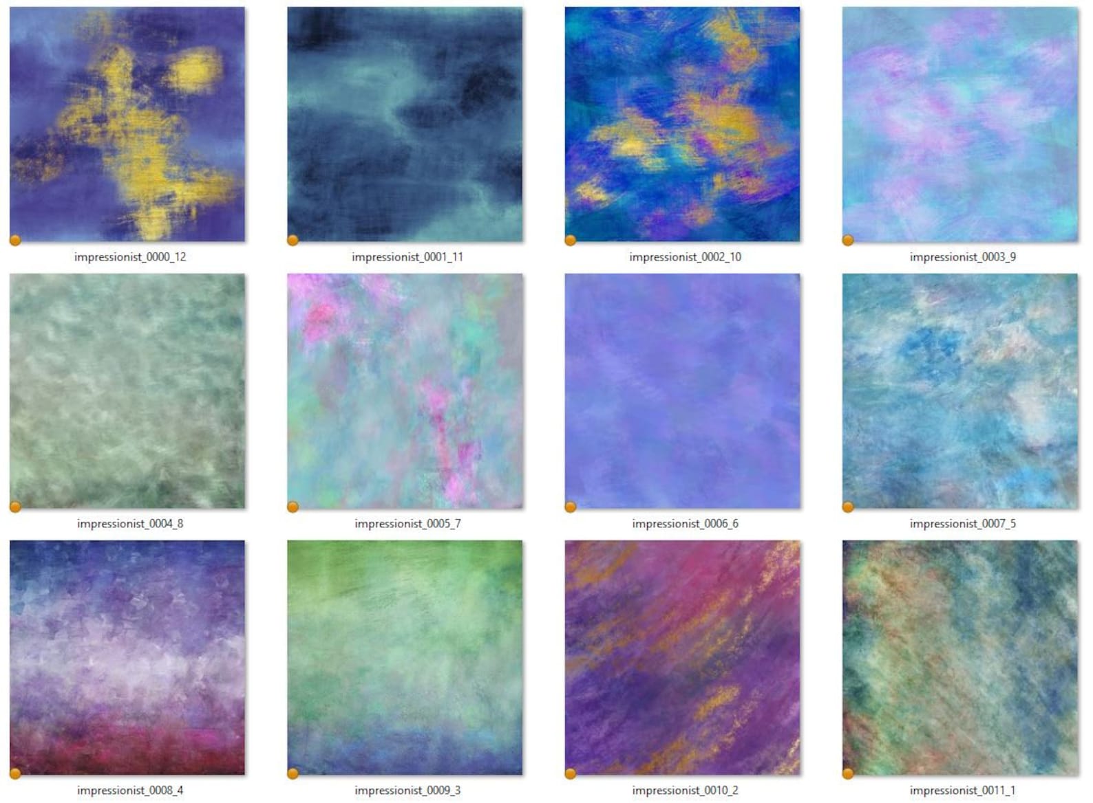 Impressionism Textures Digital Paper Impressionist Paper - Etsy