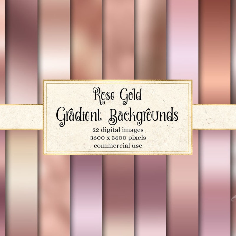 Rose Gold Paper - Etsy