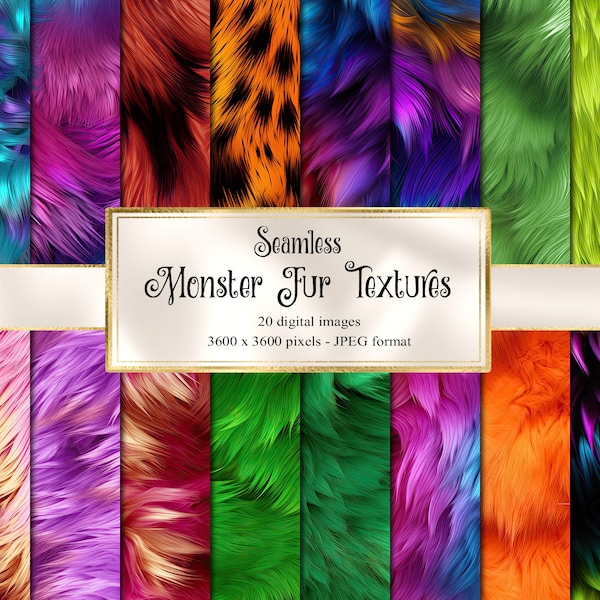 Monster Fur - Etsy
