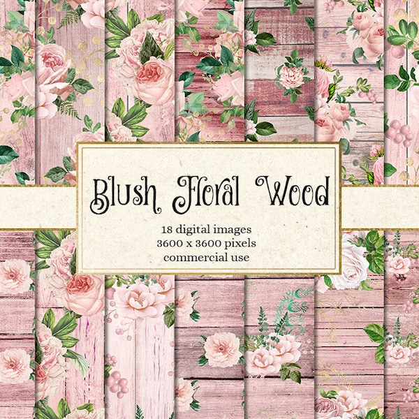 Wood Digital Paper - Etsy