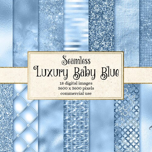 Blue Iridescent Textures Seamless Digital Paper Metallic - Etsy