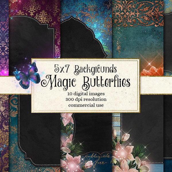 Invitation Backgrounds Enchanted Printable - Etsy