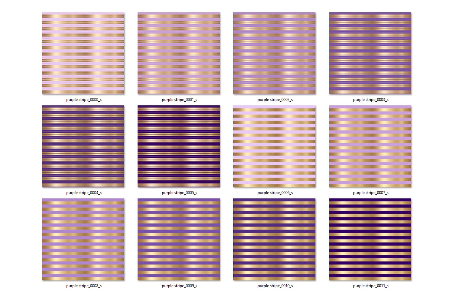 Purple and Gold Stripes Digital Paper Seamless Luxury Glam - Etsy