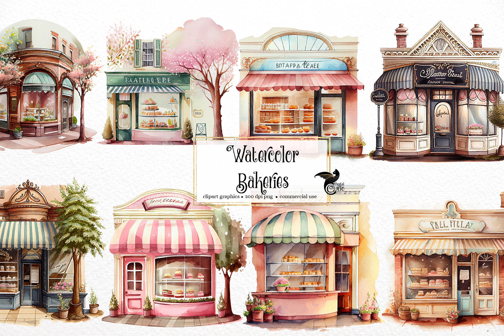 Bakery Storefront Clipart
