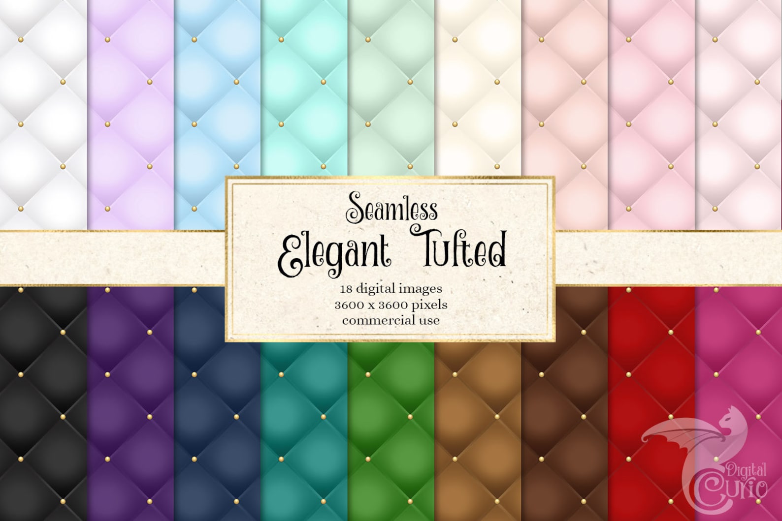 Elegant Tufted Digital Paper Seamless Luxury Quilted - Etsy
