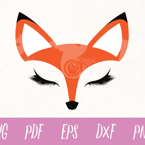 Renard fait face svg - Etsy France