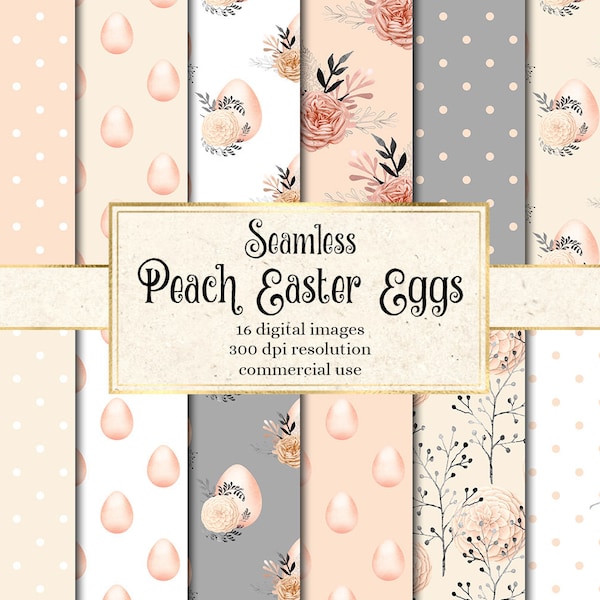Easter Digital Paper - Etsy Canada