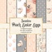 Peach Easter Egg Digital Paper Seamless Easter Patterns With - Etsy