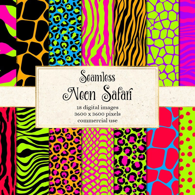 Safari Digital Paper - Etsy