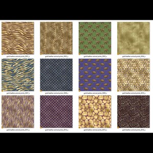 Gold Leather Animal Skins Digital Paper, Pink Seamless African Animal ...