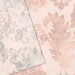 Blush Floral Velvet Digital Paper, Seamless Blush Pink Wedding Digital ...