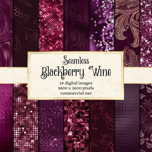 Luxury Burgundy Textures Digital Paper Seamless Metallic - Etsy
